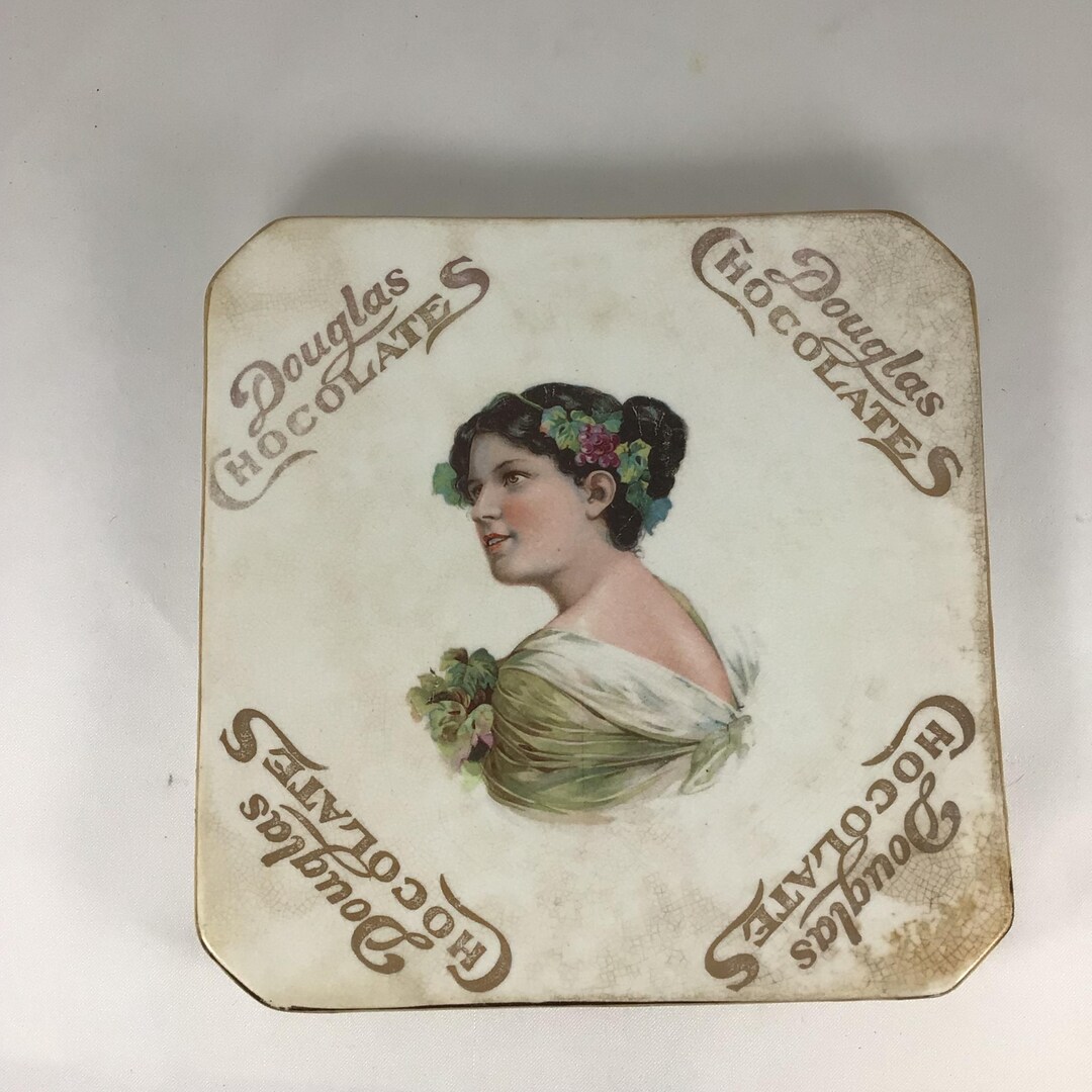 Antique Advertising Dish Douglas Candy Company St. Joseph, MO - Etsy