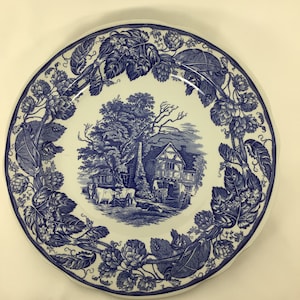 Spode Blue Room Collection Rural Scenes 10 1/2 Plate - Etsy