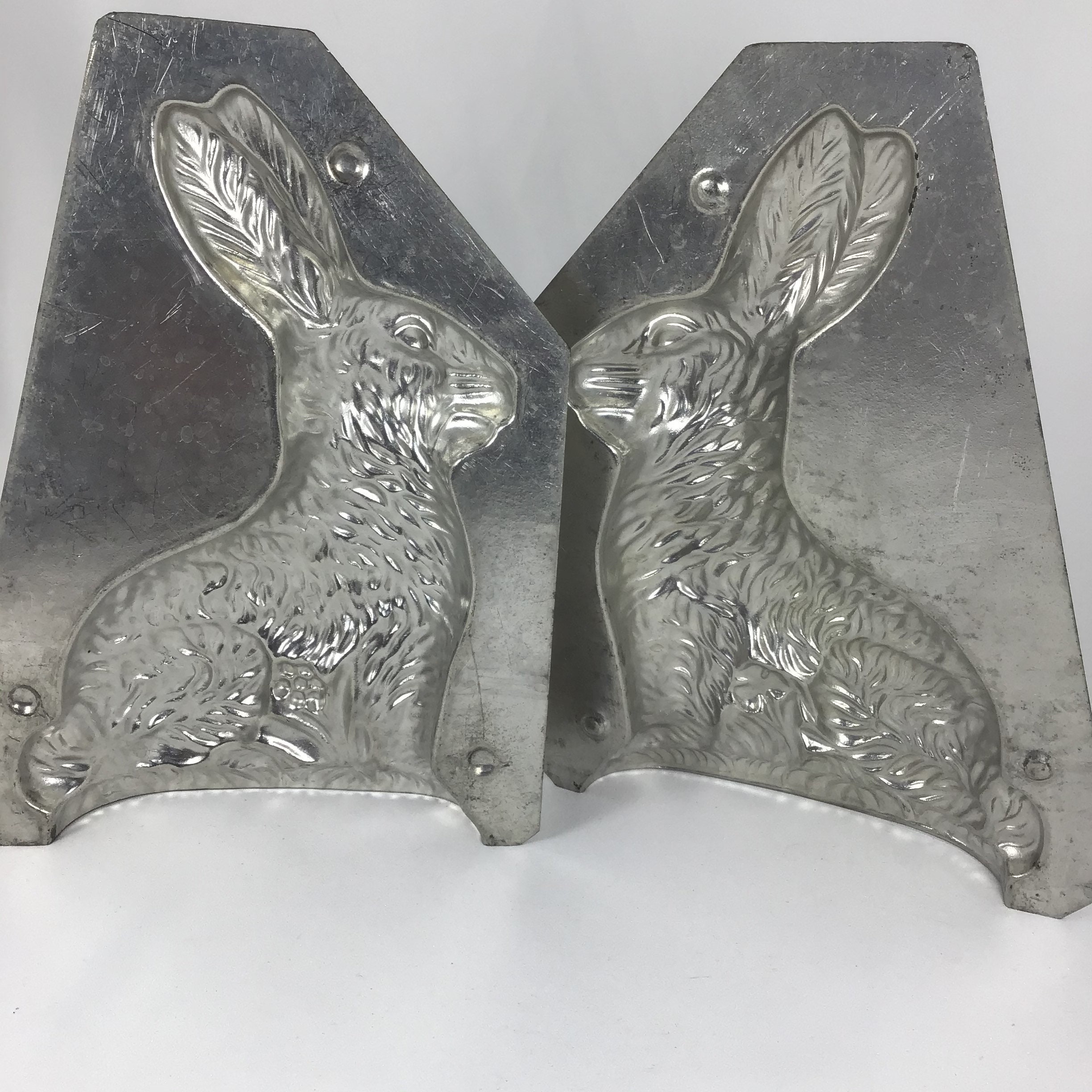 Vintage Sitting Rabbit 2 Part Metal Chocolate Mold - Etsy