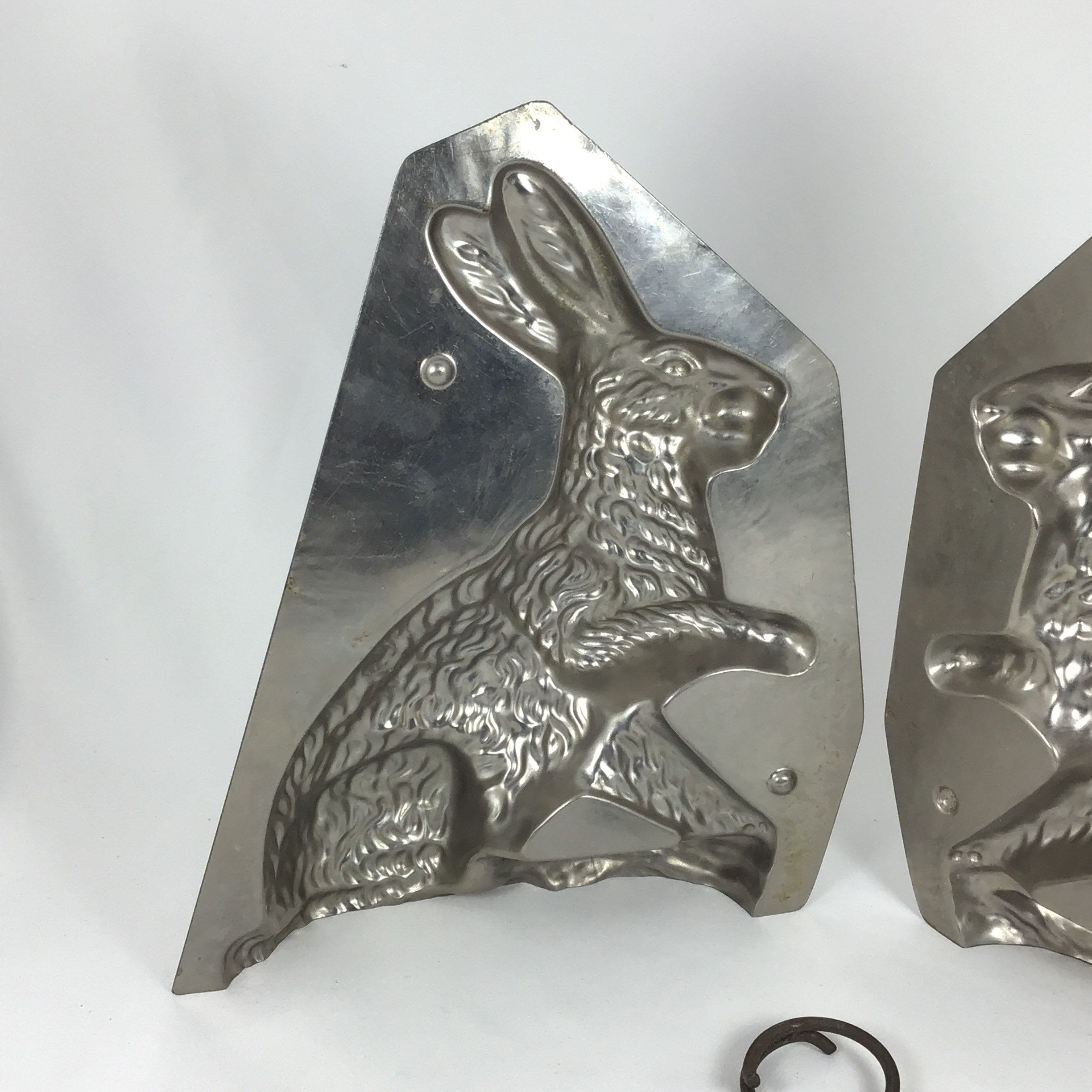 Vintage Large Sitting Rabbit 2 Part Metal Chocolate Mold - Etsy