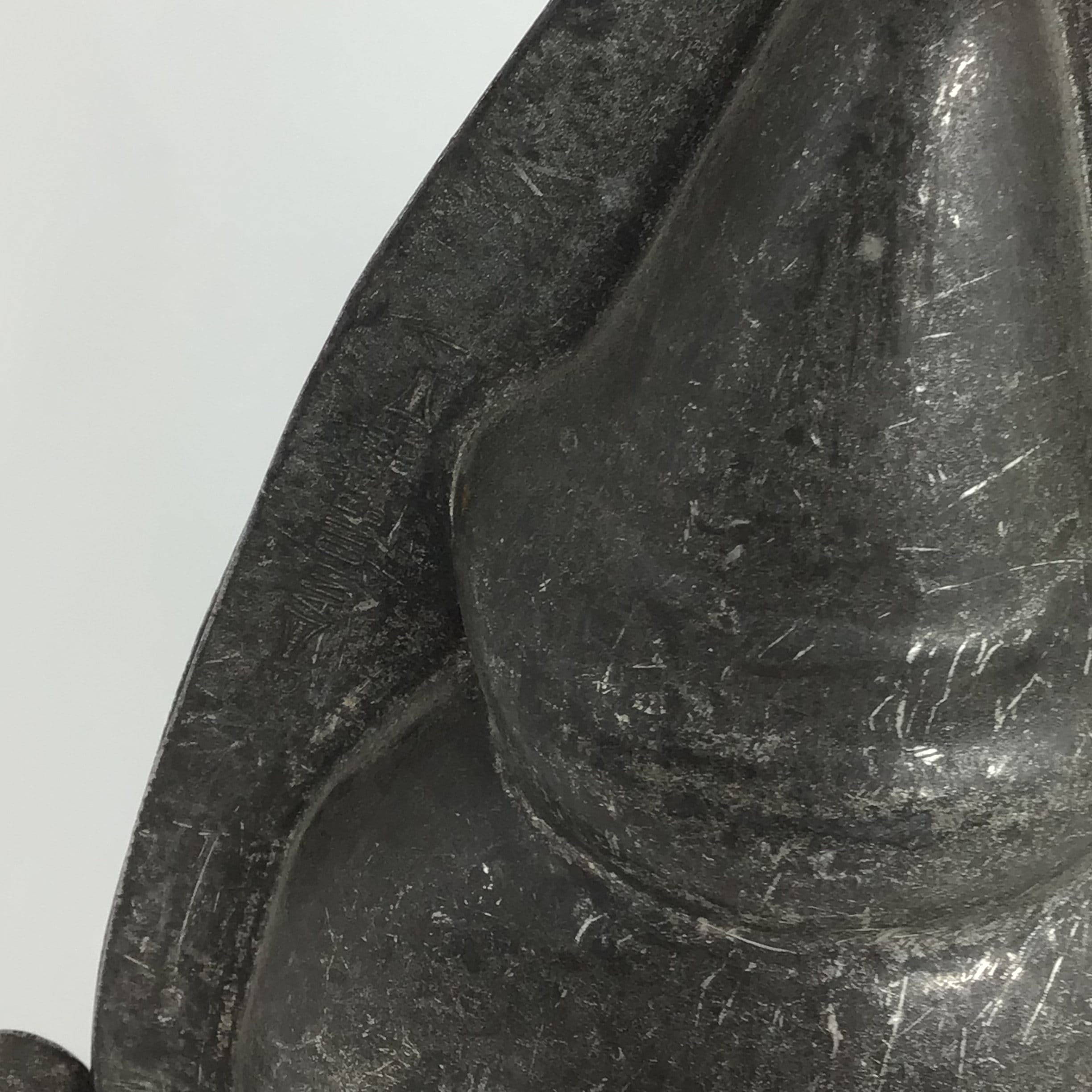 Vintage 1931 Anton Reiche Santa With Children Two Part Metal Chocolate ...