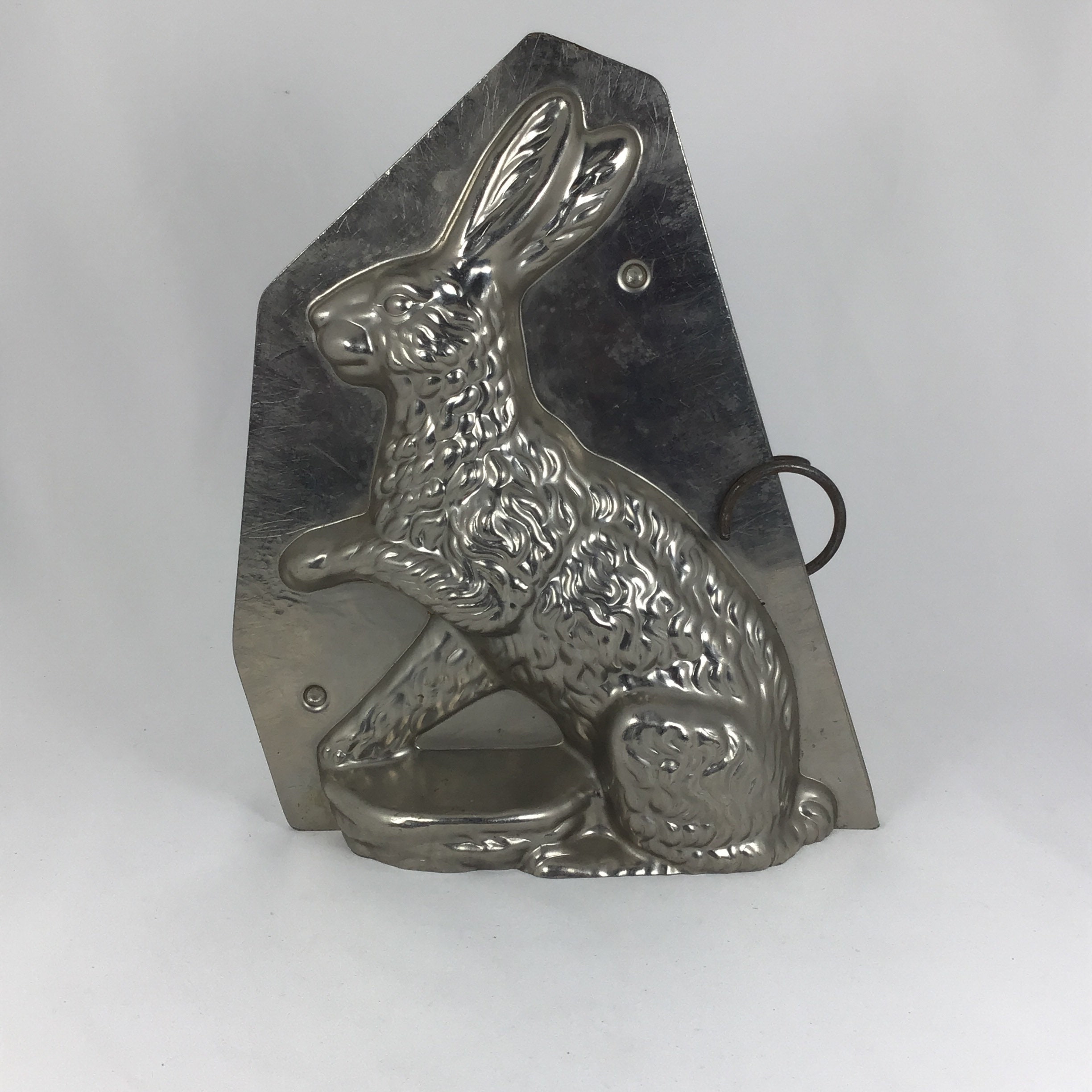 Vintage Large Sitting Rabbit 2 Part Metal Chocolate Mold - Etsy