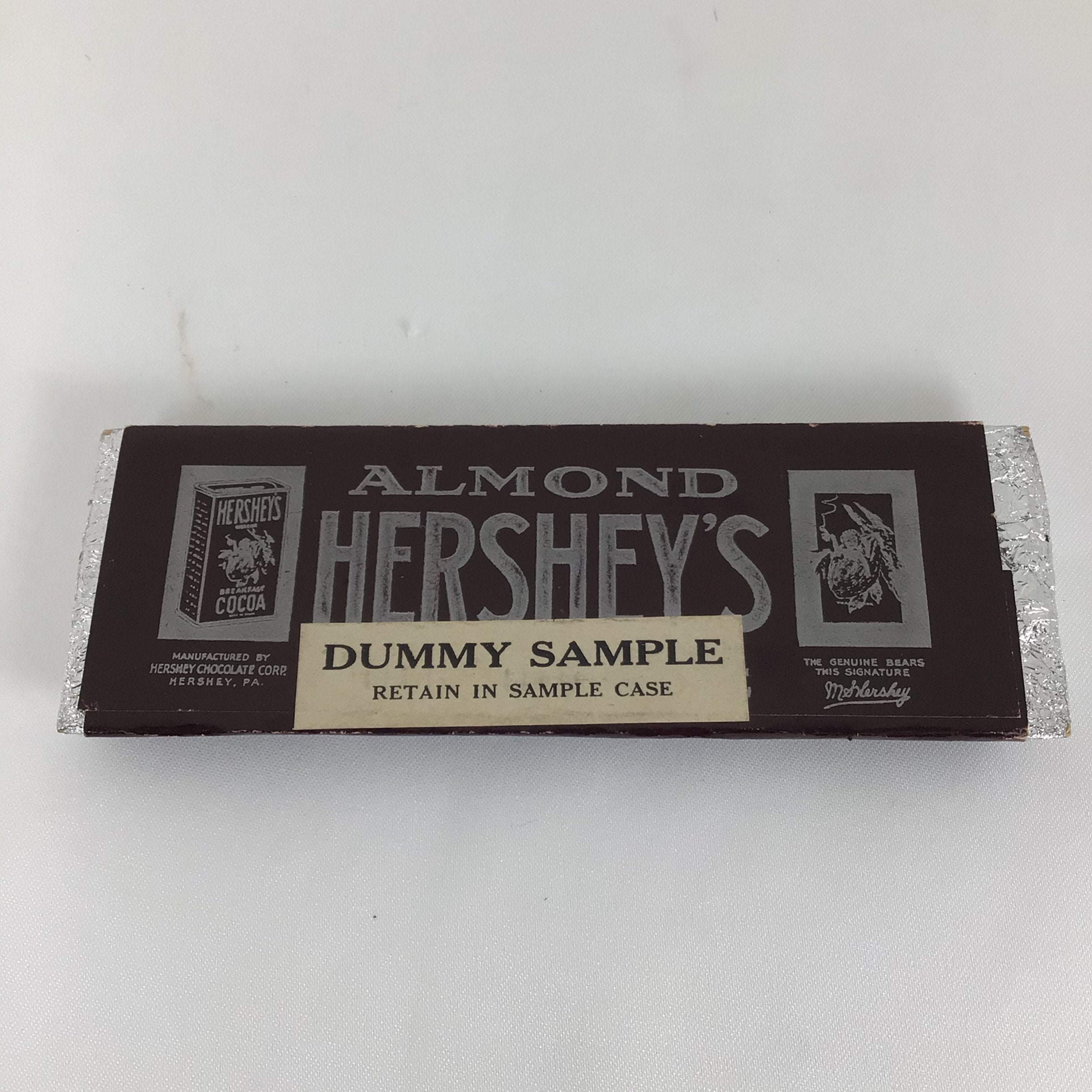 Hersheys Salesman 5 Cent dummy Almond Chocolate Bar - Etsy