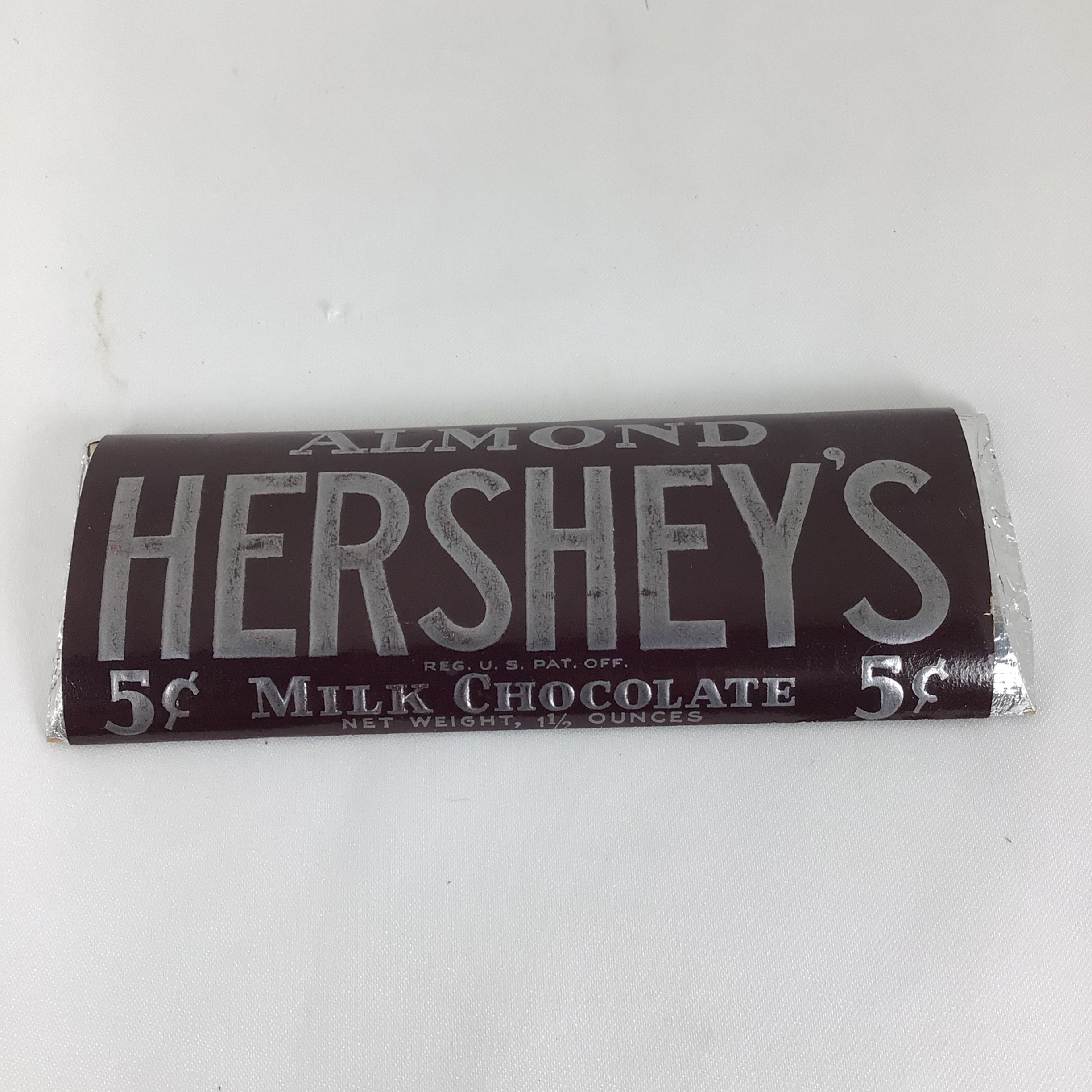 Hersheys Salesman 5 Cent dummy Almond Chocolate Bar - Etsy