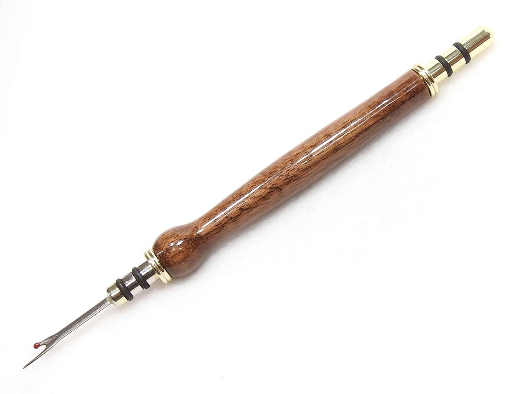 Seam Ripper and Stiletto (awl) - Double Ended, American Black Walnut ...