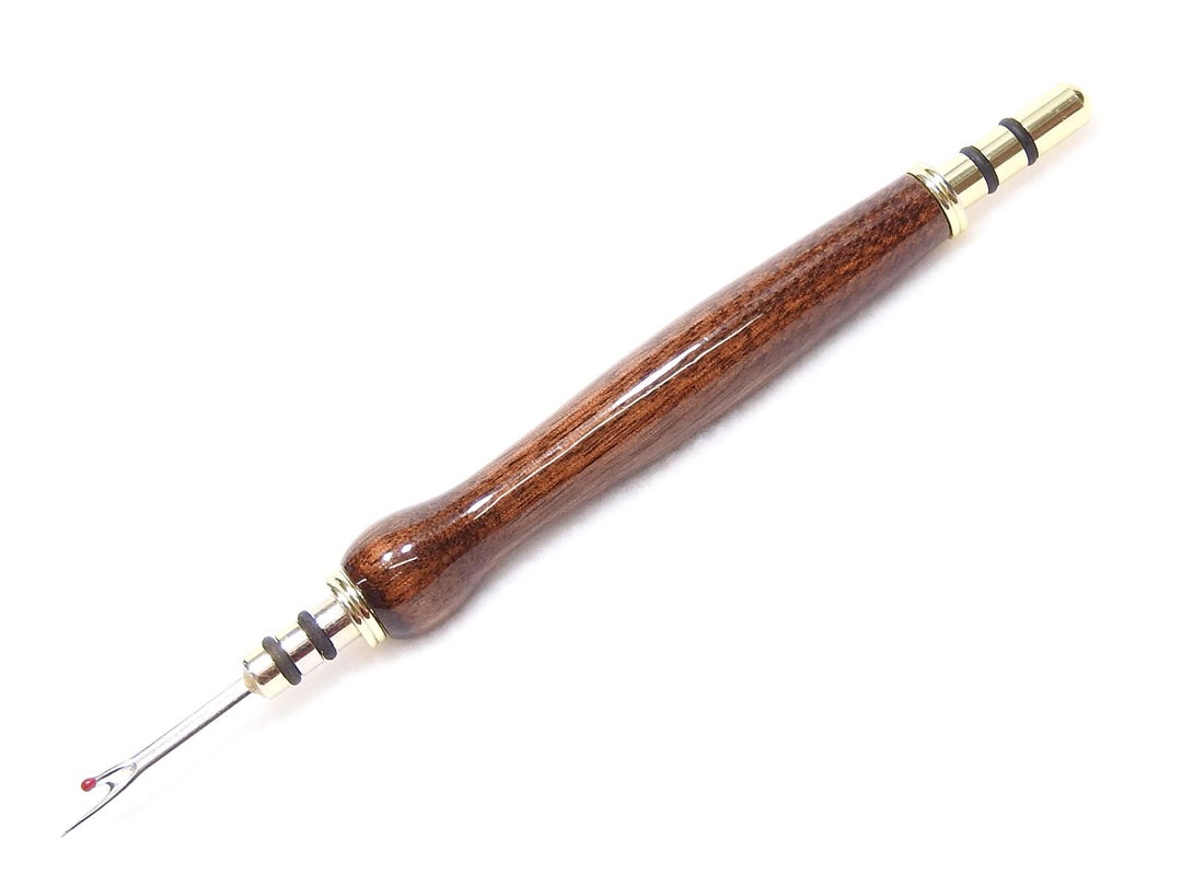 Seam Ripper and Stiletto awl, Double Ended, American Black Walnut Wood ...
