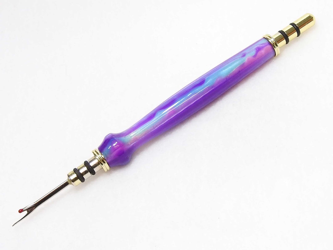 Seam Ripper and Stiletto (awl) Combo- Double Ended, Purple, Pink and ...