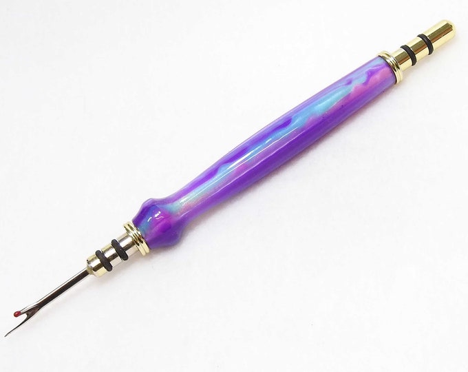 Seam Ripper and Stiletto (awl) Combo- Double Ended, Purple, Pink and ...