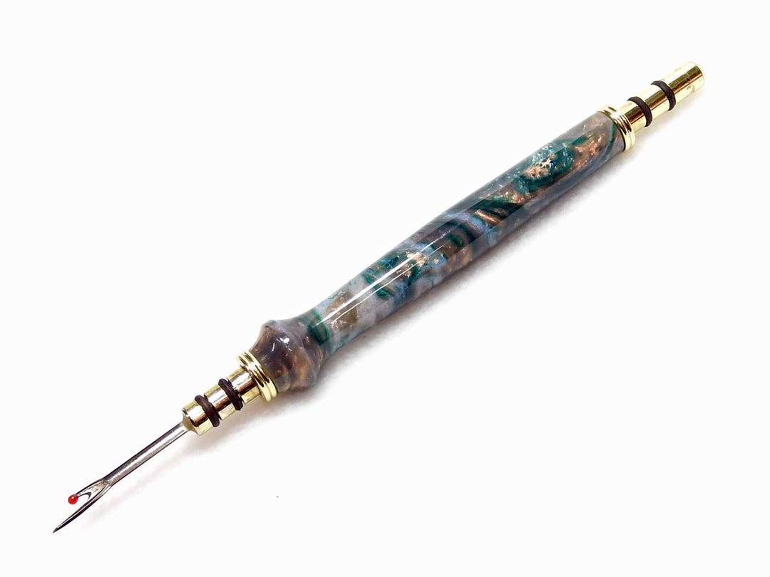 Seam Ripper and Stiletto awl Combo, Green Gold Silver White Tan Desert ...