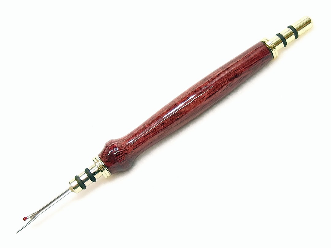 Handmade Double Seam Ripper W/ Sewing Stiletto, Exotic Purpleheart Wood ...