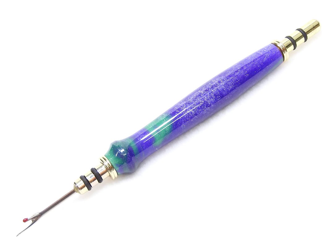 Handmade Seam Ripper and Stiletto awl Combo Double Ended, Purple and ...
