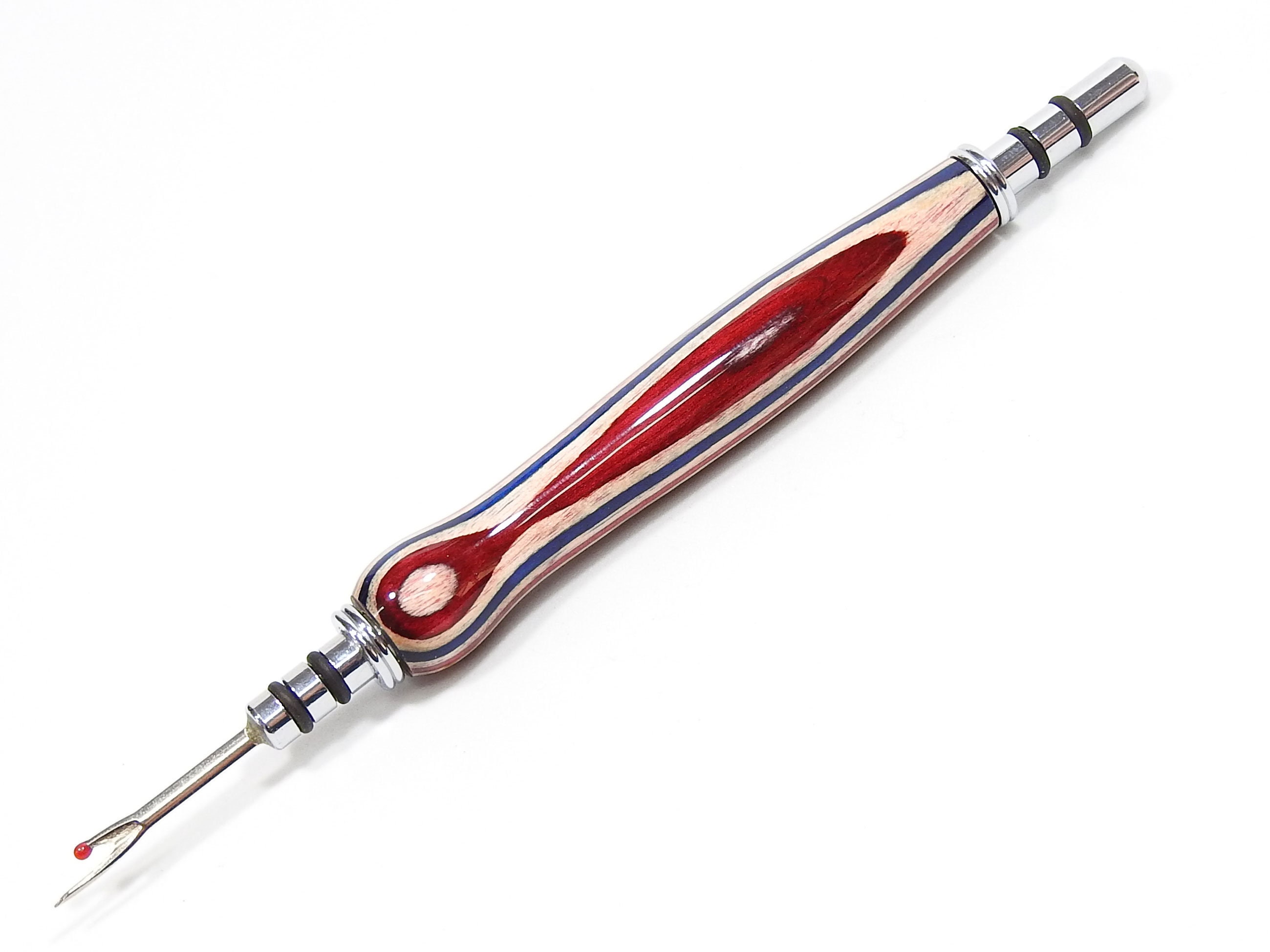 Old Flag Laminate Wood Seam Ripper and Stiletto Reversible-Seamstress ...