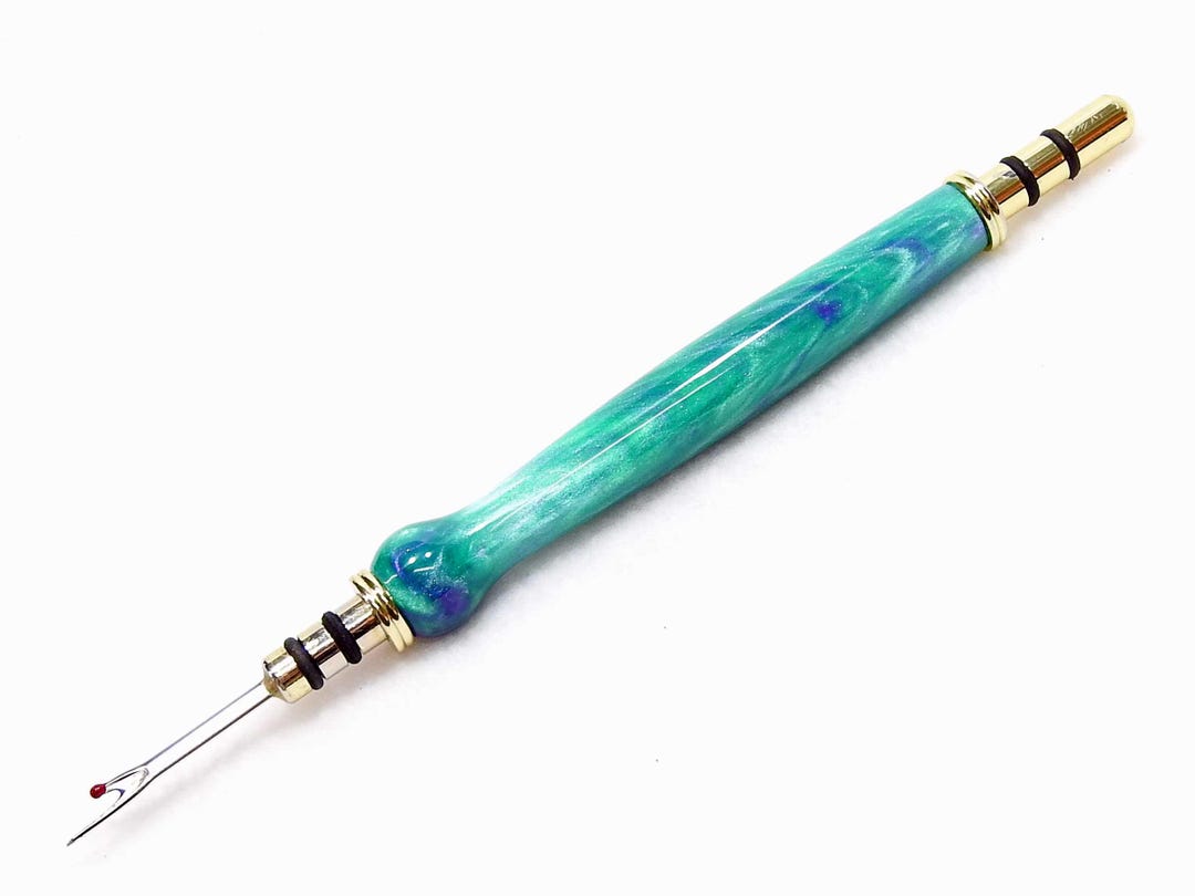 Seam Ripper and Stiletto awl Double Ended, Aqua Teal Purple Silver ...