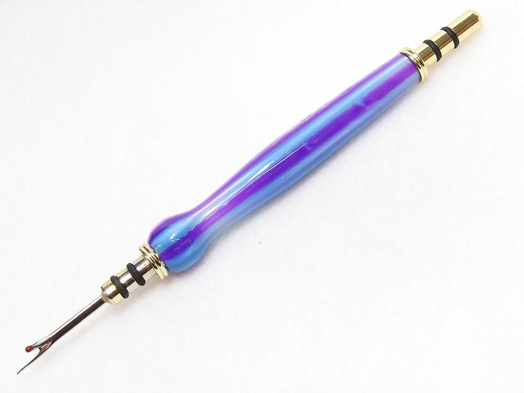 Seam Ripper and Stiletto (awl) Combo- Double Ended, Purple, Pink and ...