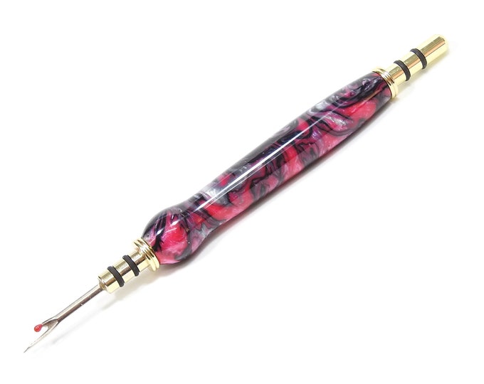 Seam Ripper and Stiletto (awl) - Double Ended, Pink, Silver Grey ...