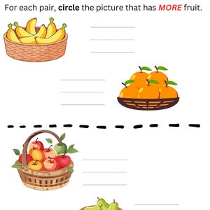 30 Printable Number and Letter Matching, Tracing, Counting, Pattern ...