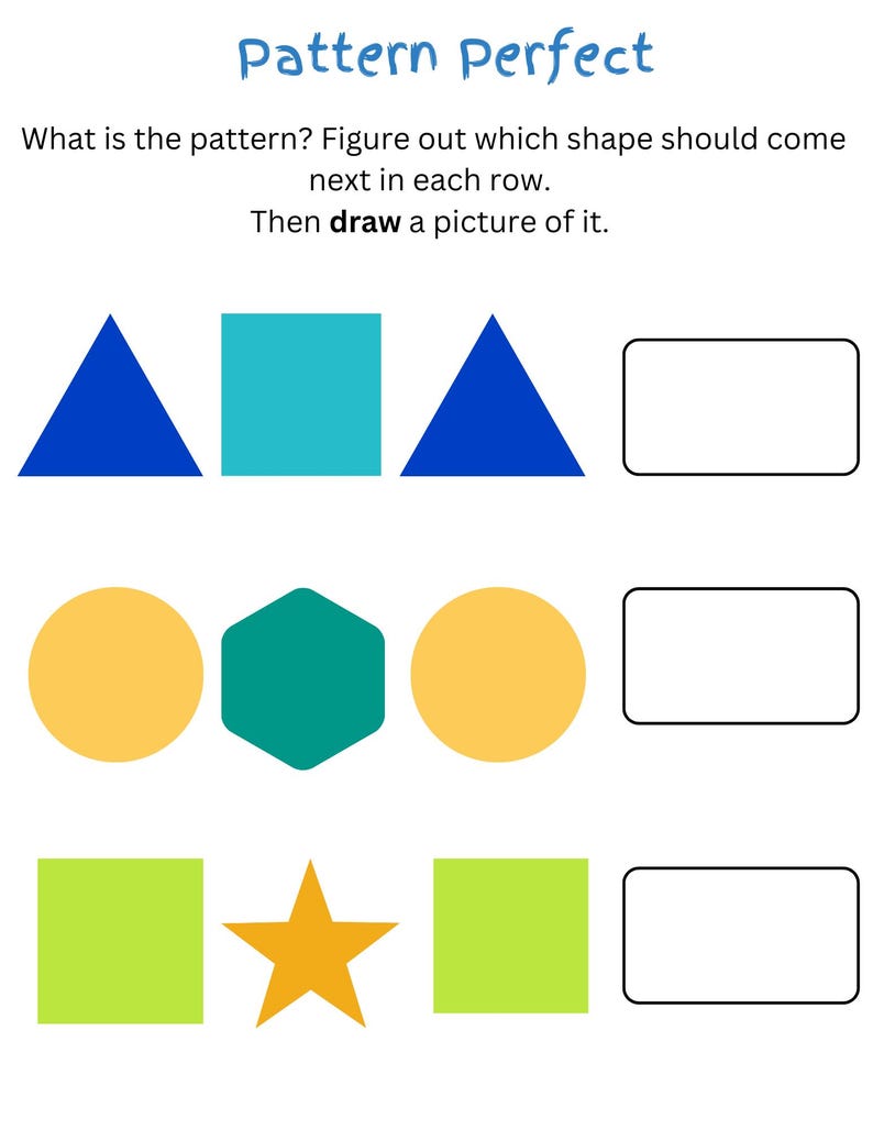 30 Printable Number and Letter Matching, Tracing, Counting, Pattern ...
