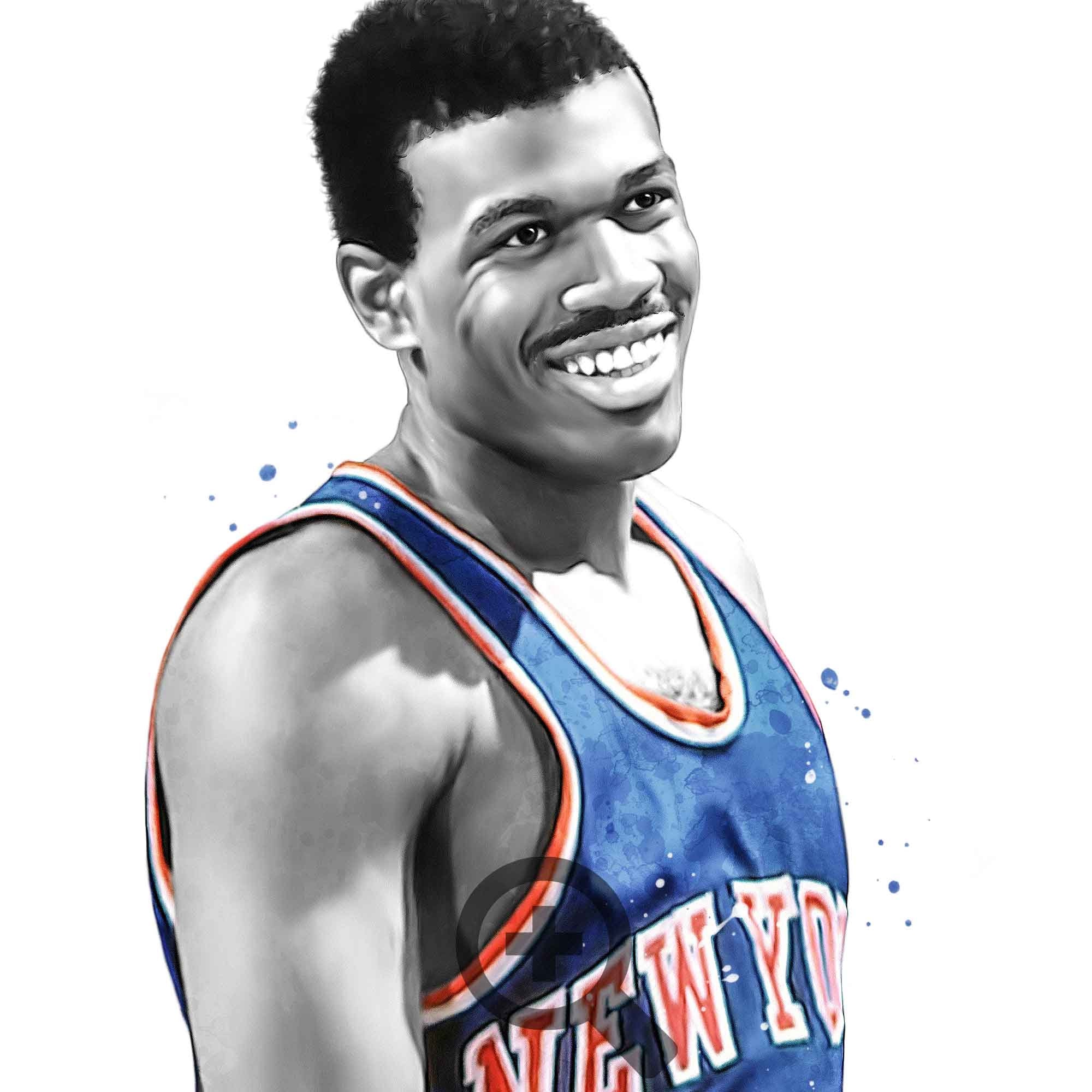 Bernard King New York Poster Canvas Basketball Print Sports | Etsy