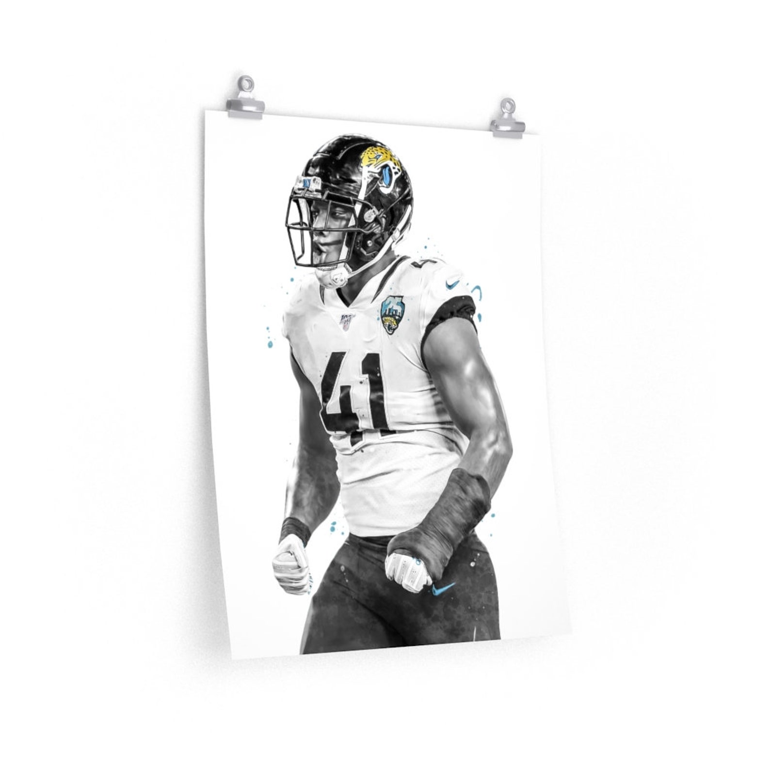 Josh Allen Jacksonville Poster Canvas Football Print Sports - Etsy