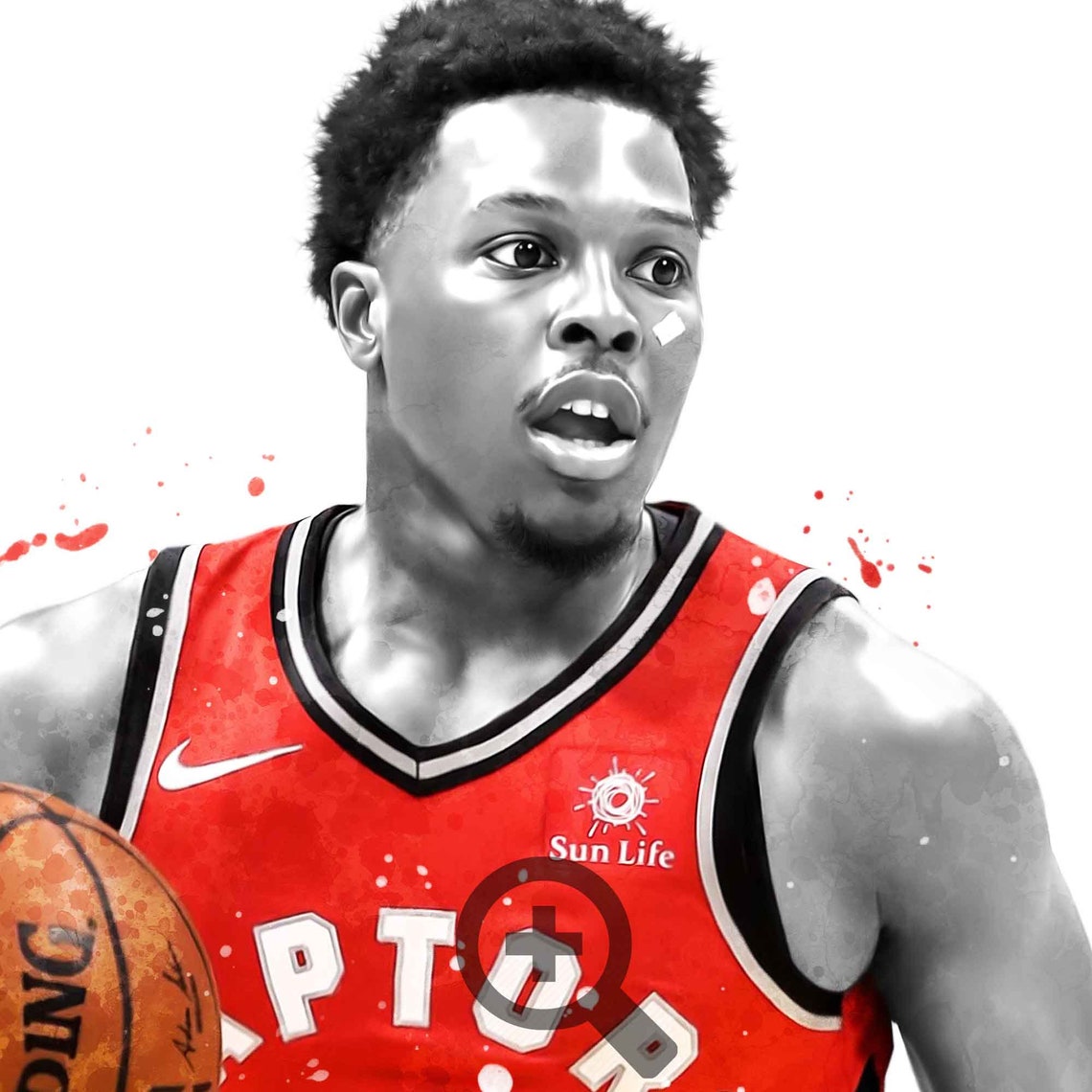 Kyle Lowry Toronto Poster Canvas Basketball Print Sports - Etsy