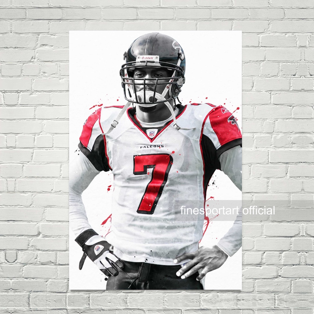 Michael Vick Atlanta Poster, Canvas, Football Print, Sports Wall Art ...