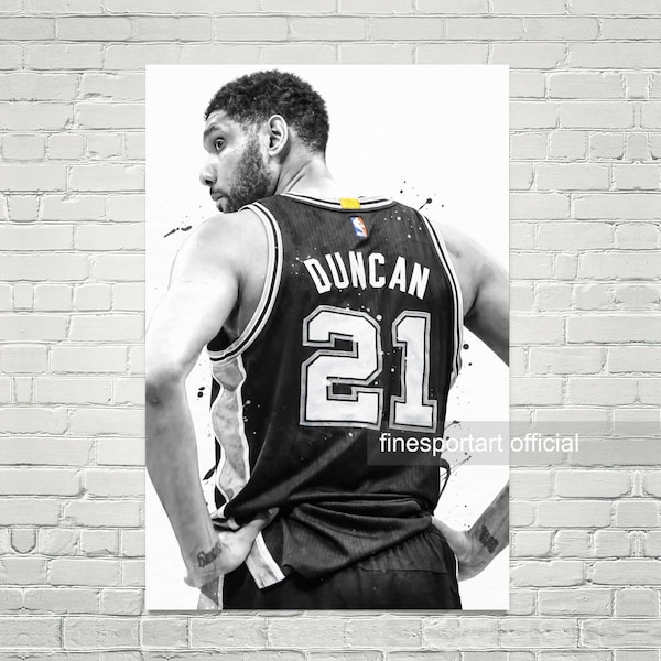 Tim Duncan - Etsy