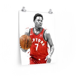 Kyle Lowry Toronto Poster, Canvas, Basketball Print, Sports Wall Art ...