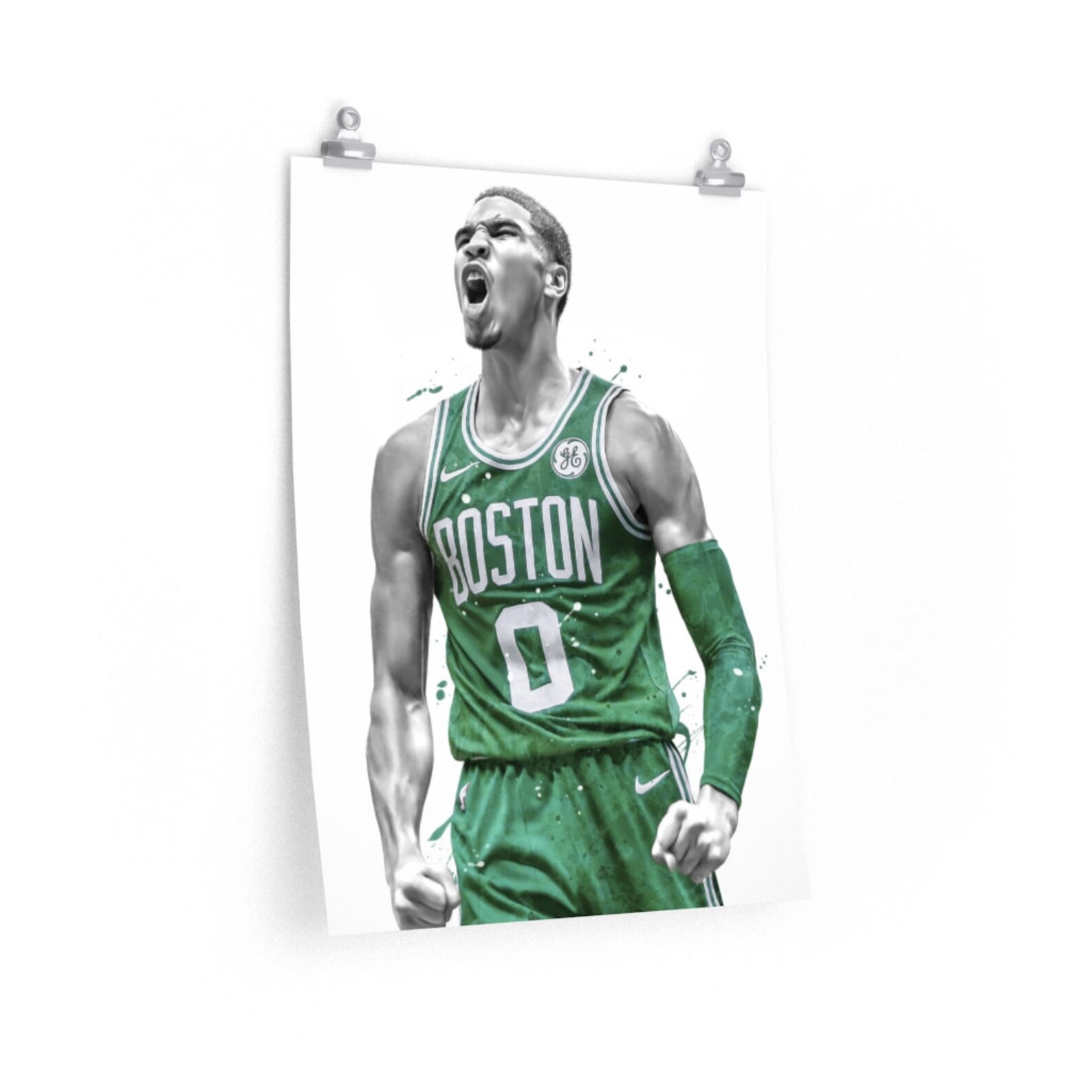 Jayson Tatum Boston v2 Poster Canvas Basketball Print - Etsy