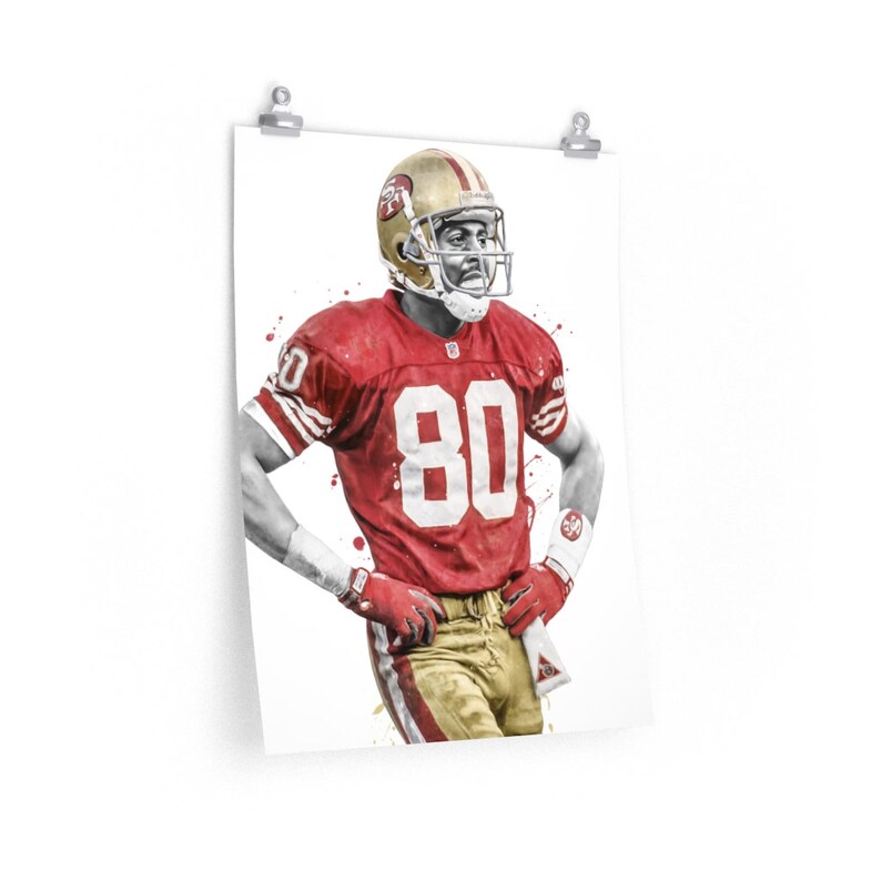 Jerry Rice San Francisco Poster Canvas Football Print | Etsy