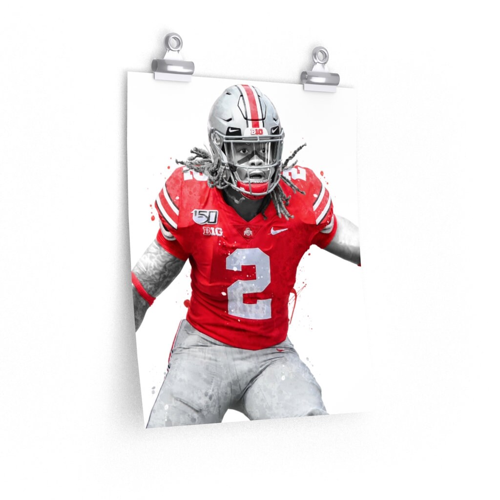 Chase Young Ohio State Poster Canvas Football Print Sports - Etsy