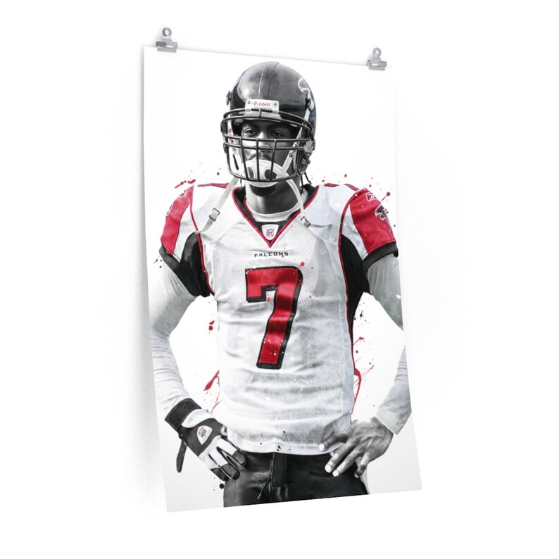 Michael Vick Atlanta Poster Canvas Football Print Sports | Etsy