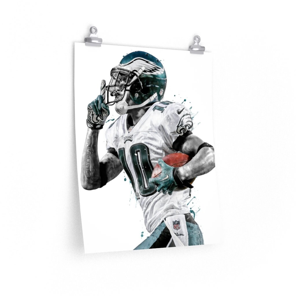 Desean Jackson Philadelphia Poster, Canvas, Football Print, Sports Wall ...