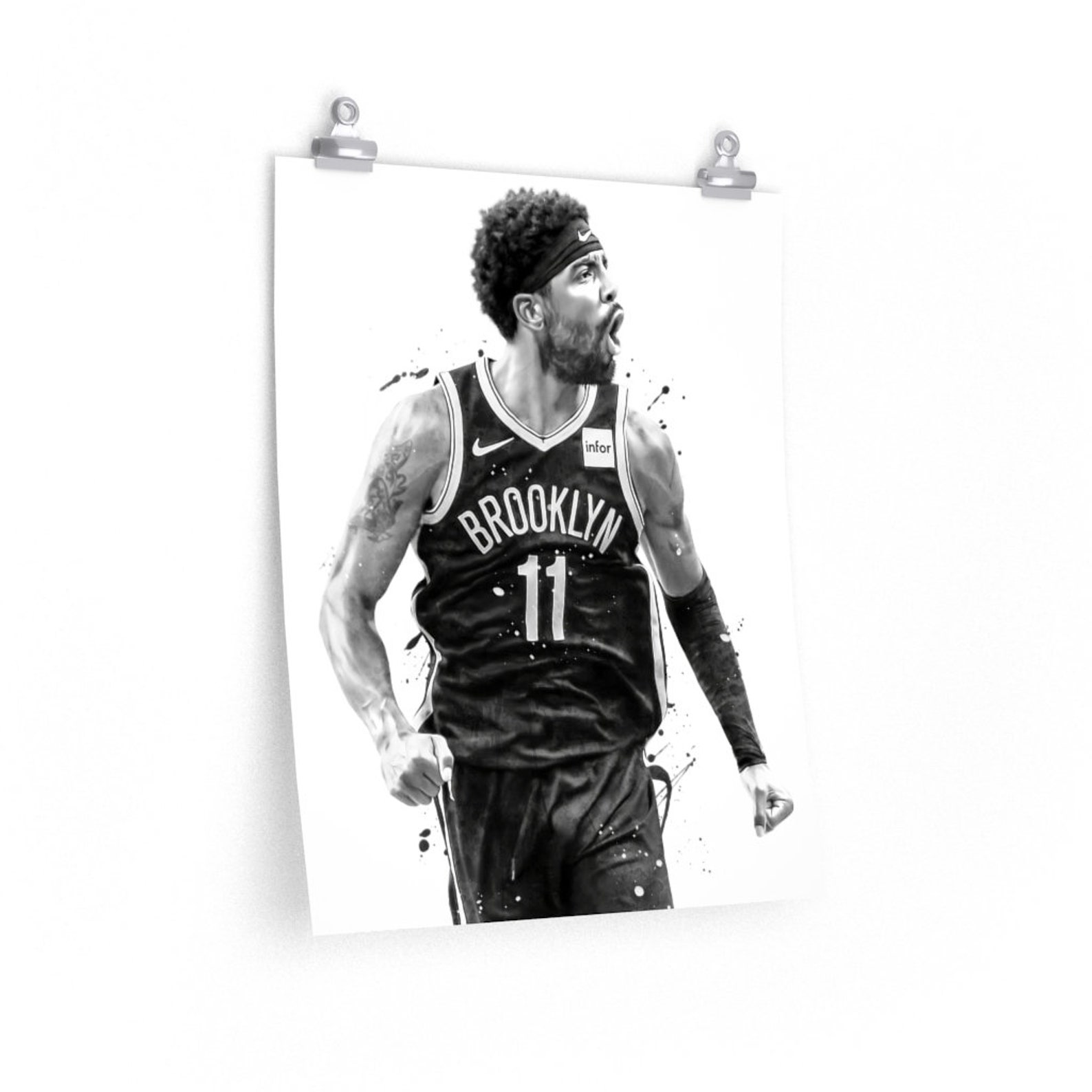 Kyrie Irving Brooklyn Poster Canvas Basketball Print Sports - Etsy