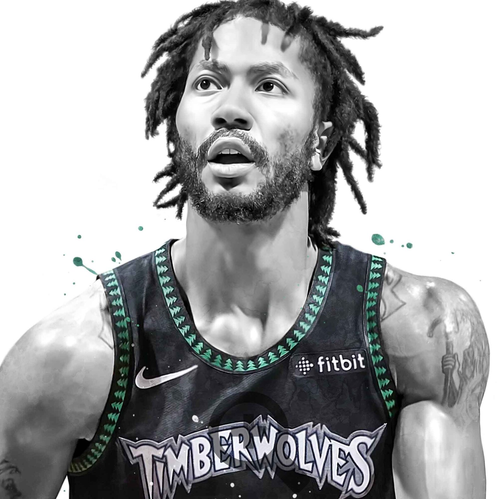 Derrick Rose Minnesota Poster Canvas Basketball Print - Etsy