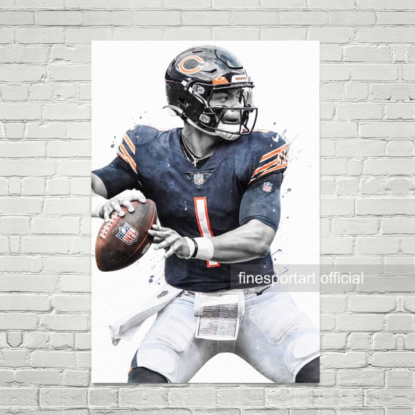 Justin Fields Poster - Etsy