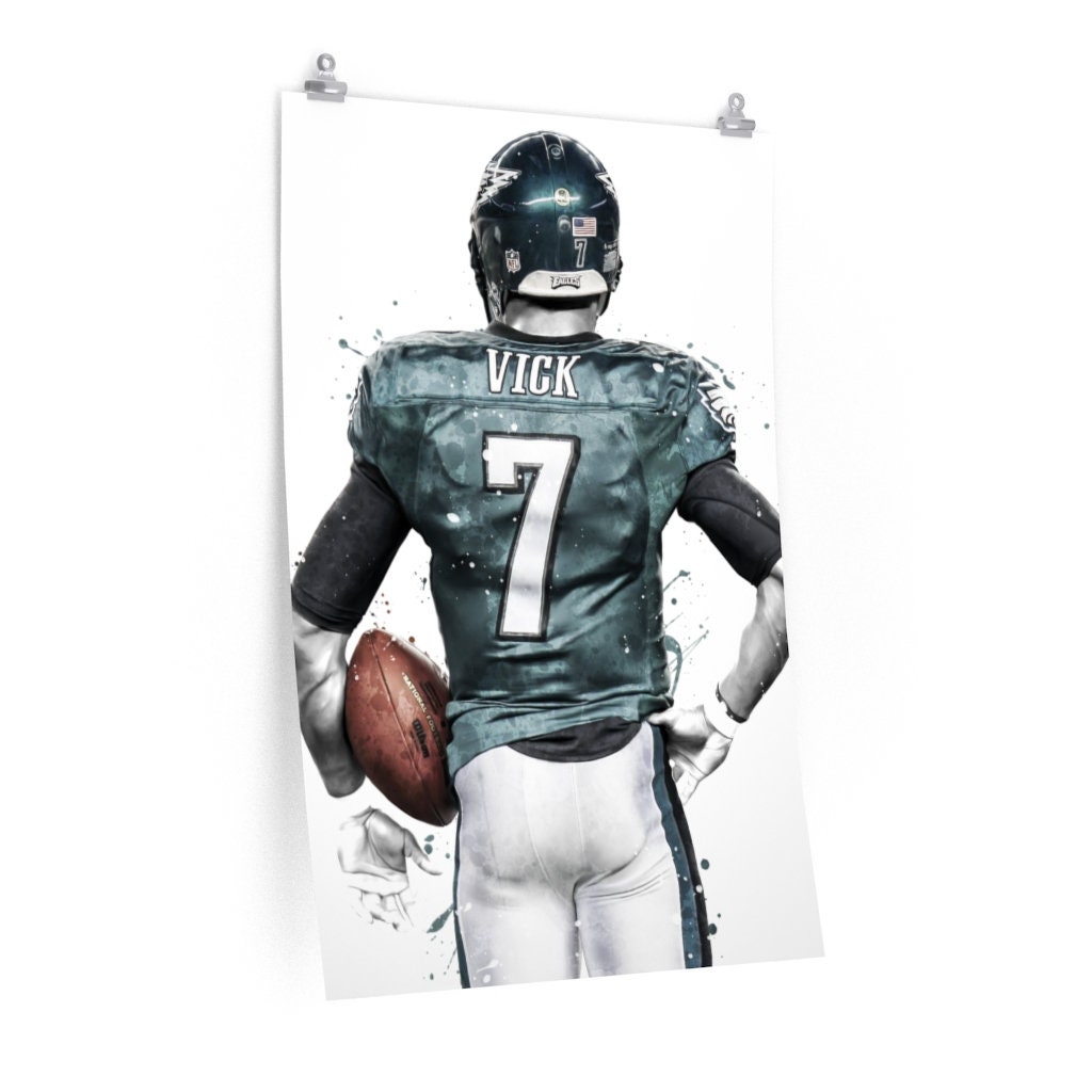 Michael Vick Philadelphia Poster, Canvas, Football Print, Sports Wall ...