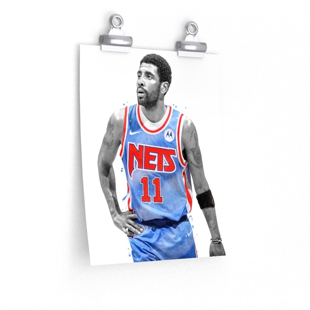 Kyrie Irving Brooklyn v2 Poster Canvas Basketball Print | Etsy
