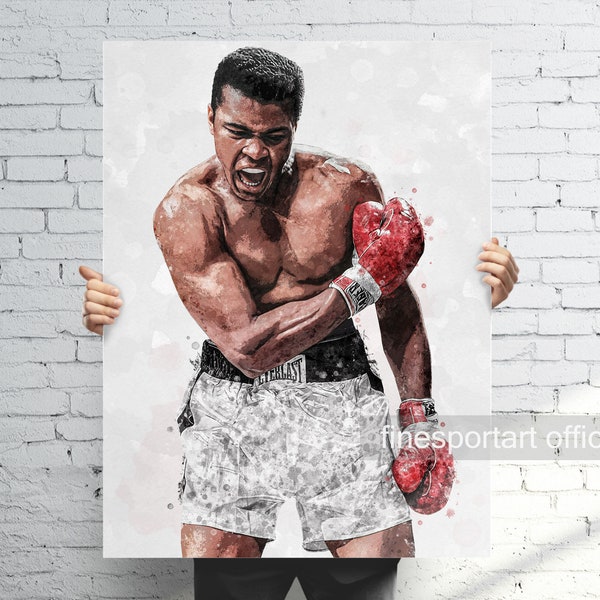 Muhammad Ali Canvas - Etsy