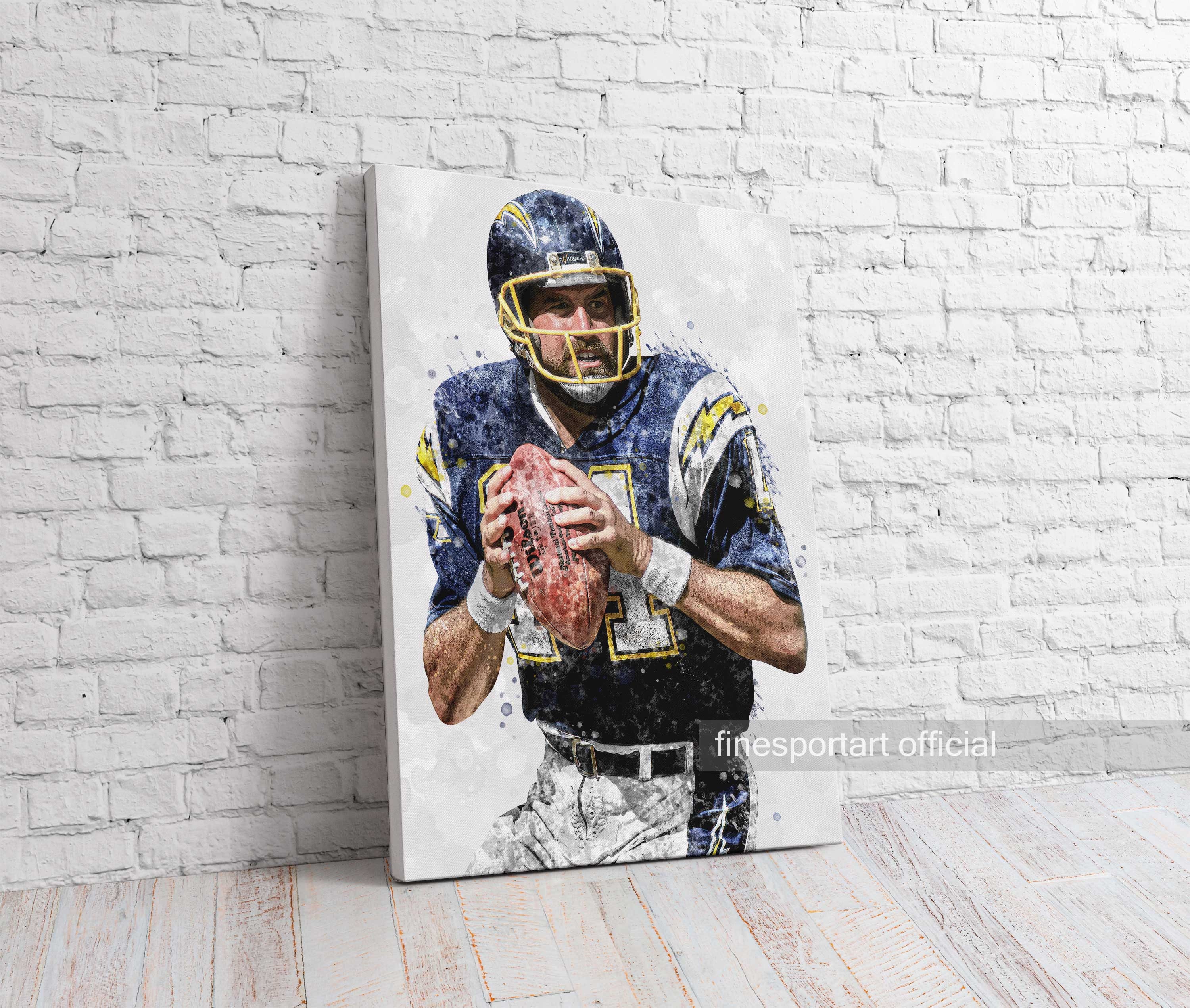 Dan Fouts San Diego Poster, Canvas, Football Print, Sports Wall Art ...
