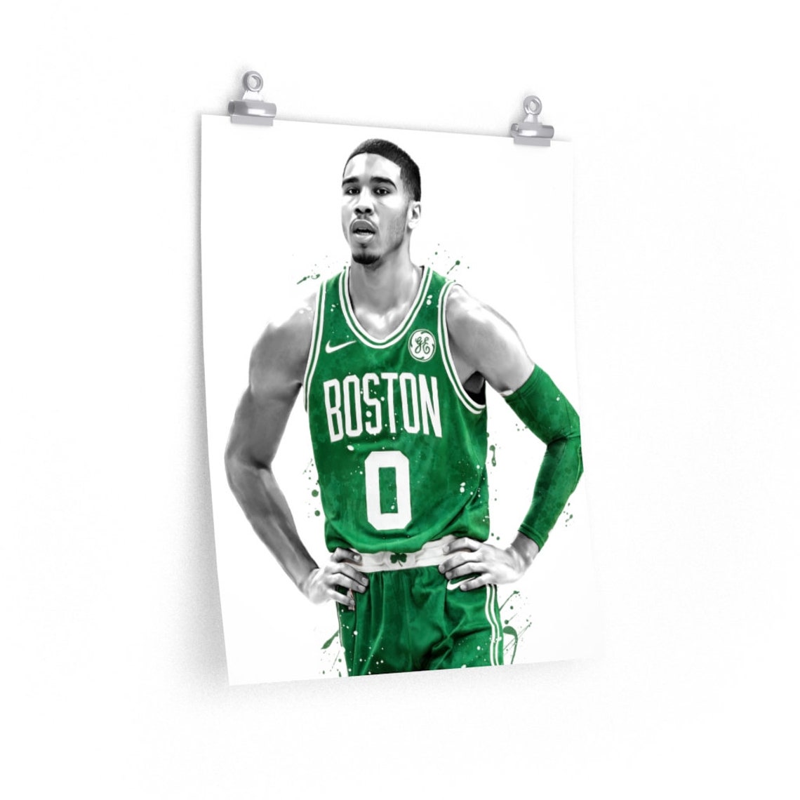 Jayson Tatum Boston Poster Canvas Basketball Print Sports - Etsy