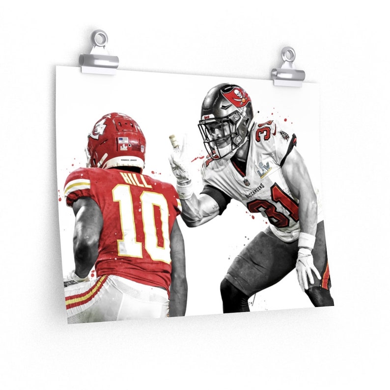 Antoine Winfield Jr Tampa Poster Canvas Football Print | Etsy