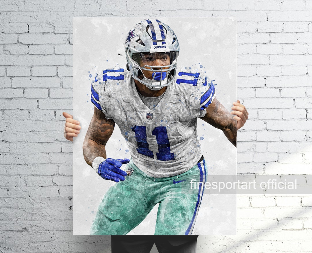 Micah Parsons Dallas Poster, Canvas, Football Print, Sports Wall Art ...