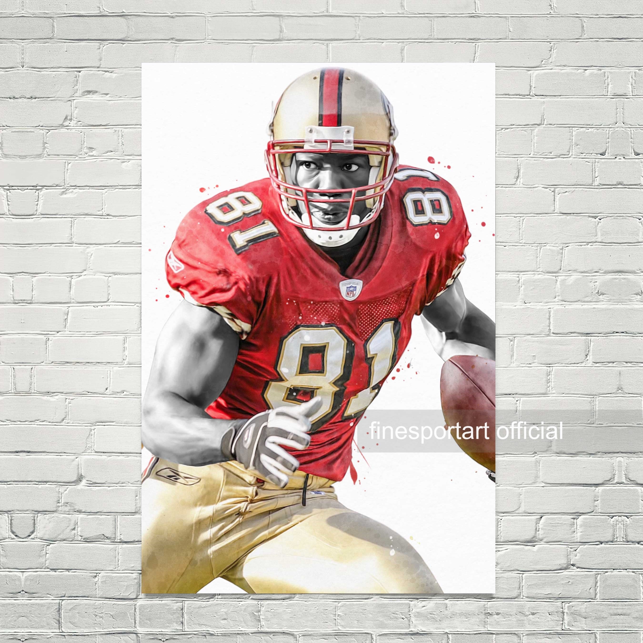 Terrell Owens San Francisco Poster Canvas Football Print | Etsy