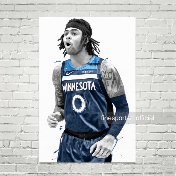 D'angelo Russell Canvas - Etsy