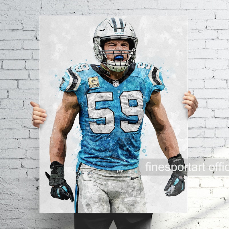 Luke Kuechly Wall Art - Etsy