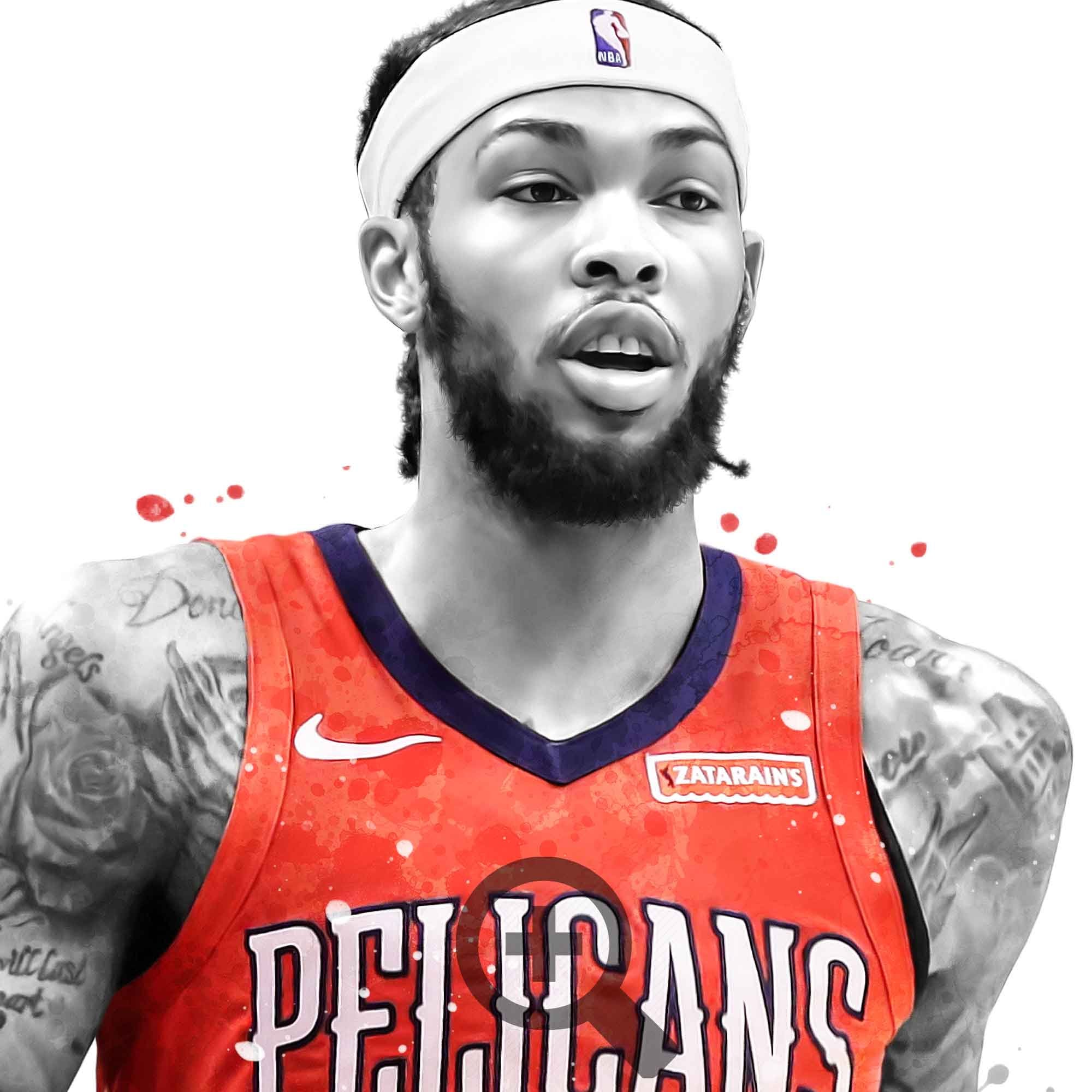 Brandon Ingram New Orleans Poster Canvas Basketball print | Etsy