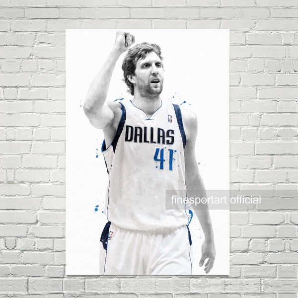 Dirk Nowitzki Poster - Etsy