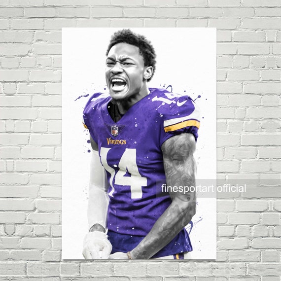 Stefon Diggs Minnesota Poster Canvas Football Print Sports - Etsy
