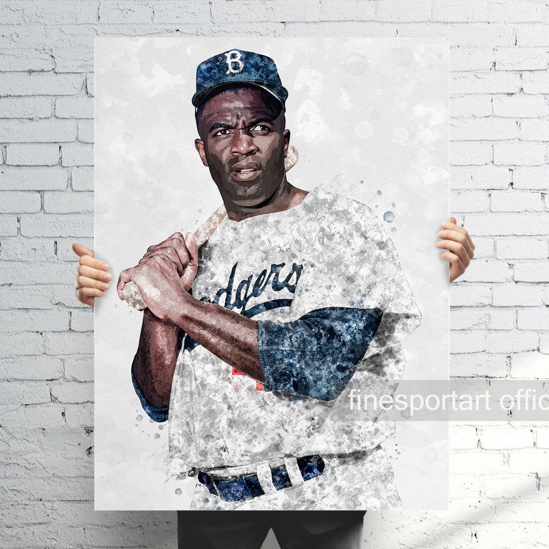Jackie Robinson Poster - Etsy