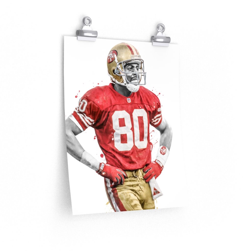 Jerry Rice San Francisco Poster Canvas Football Print | Etsy